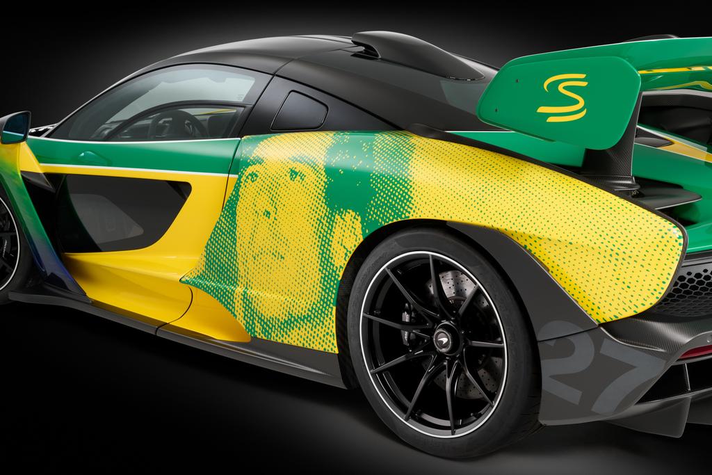 McLaren presta homenagem a Ayrton Senna com pinturas exclusivas em um McLaren Senna e nos carros ...